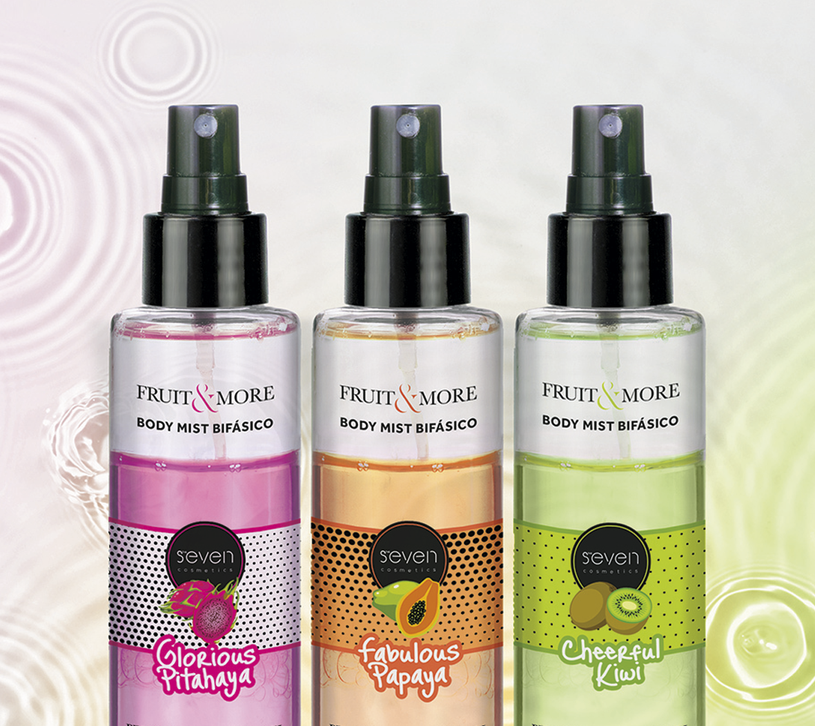 Body Mist Bifásico - Fruit & More - The Seven Cosmetics